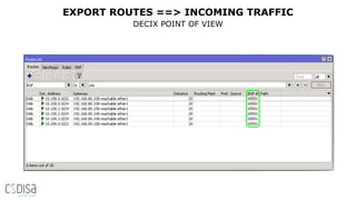 Using MikroTik routers for BGP transit and IX points | PDF