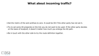Using MikroTik routers for BGP transit and IX points | PDF