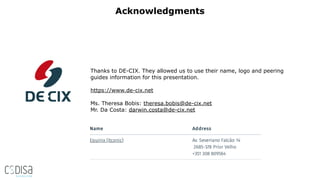 Using MikroTik routers for BGP transit and IX points | PDF
