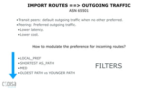 Using MikroTik routers for BGP transit and IX points | PDF
