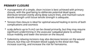 Presentation on incisions and closures . | PPTX