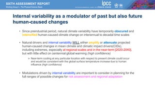 Climate change and internal variability in Europe | PPT