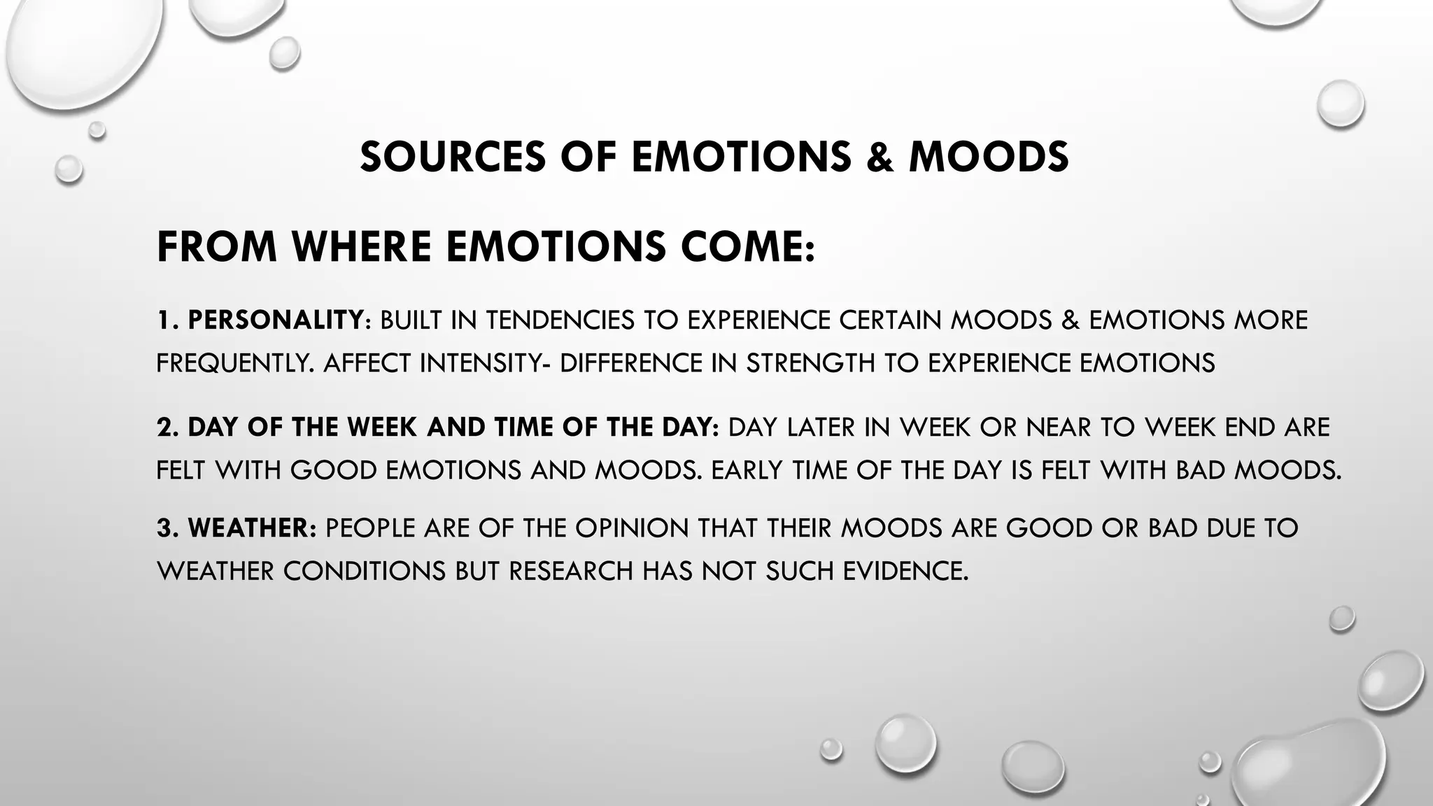 Presentation emotions and moods, basics type of emotions | PPTX