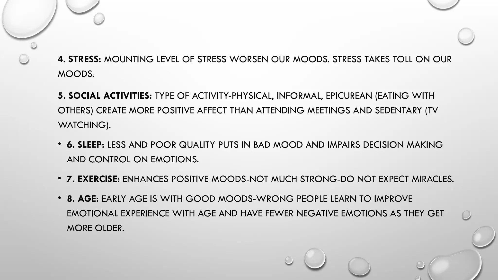 Presentation emotions and moods, basics type of emotions | PPTX