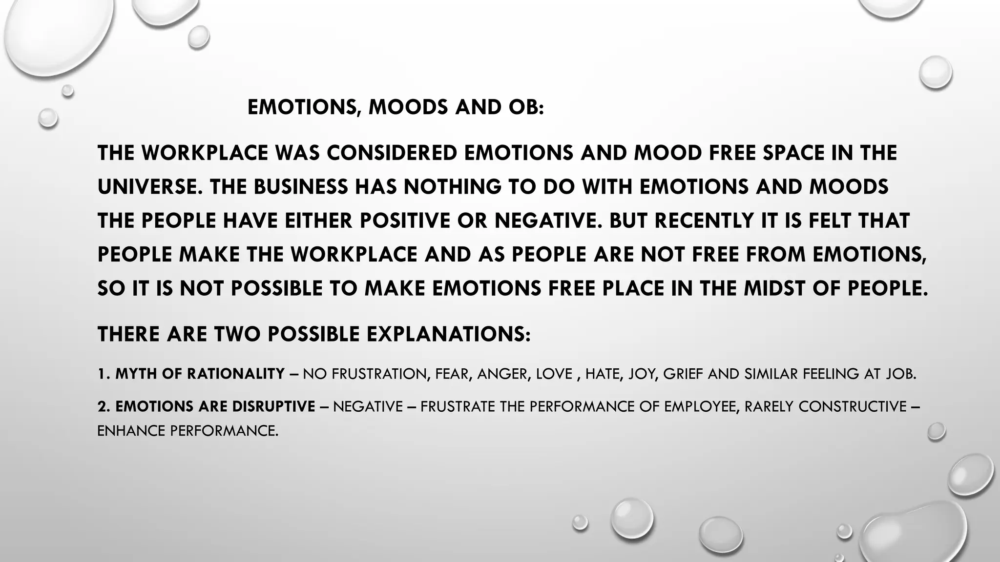 Presentation emotions and moods, basics type of emotions | PPTX