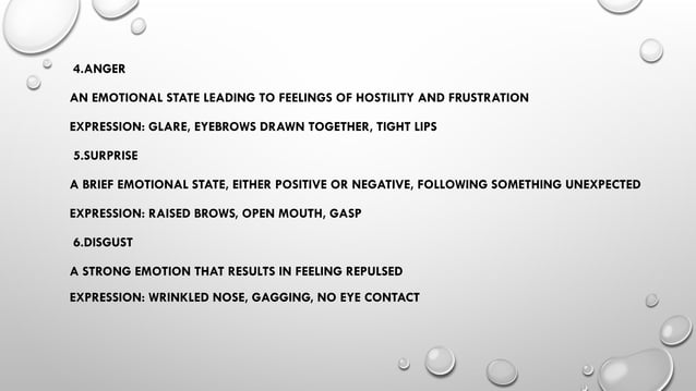 Presentation emotions and moods, basics type of emotions | PPT