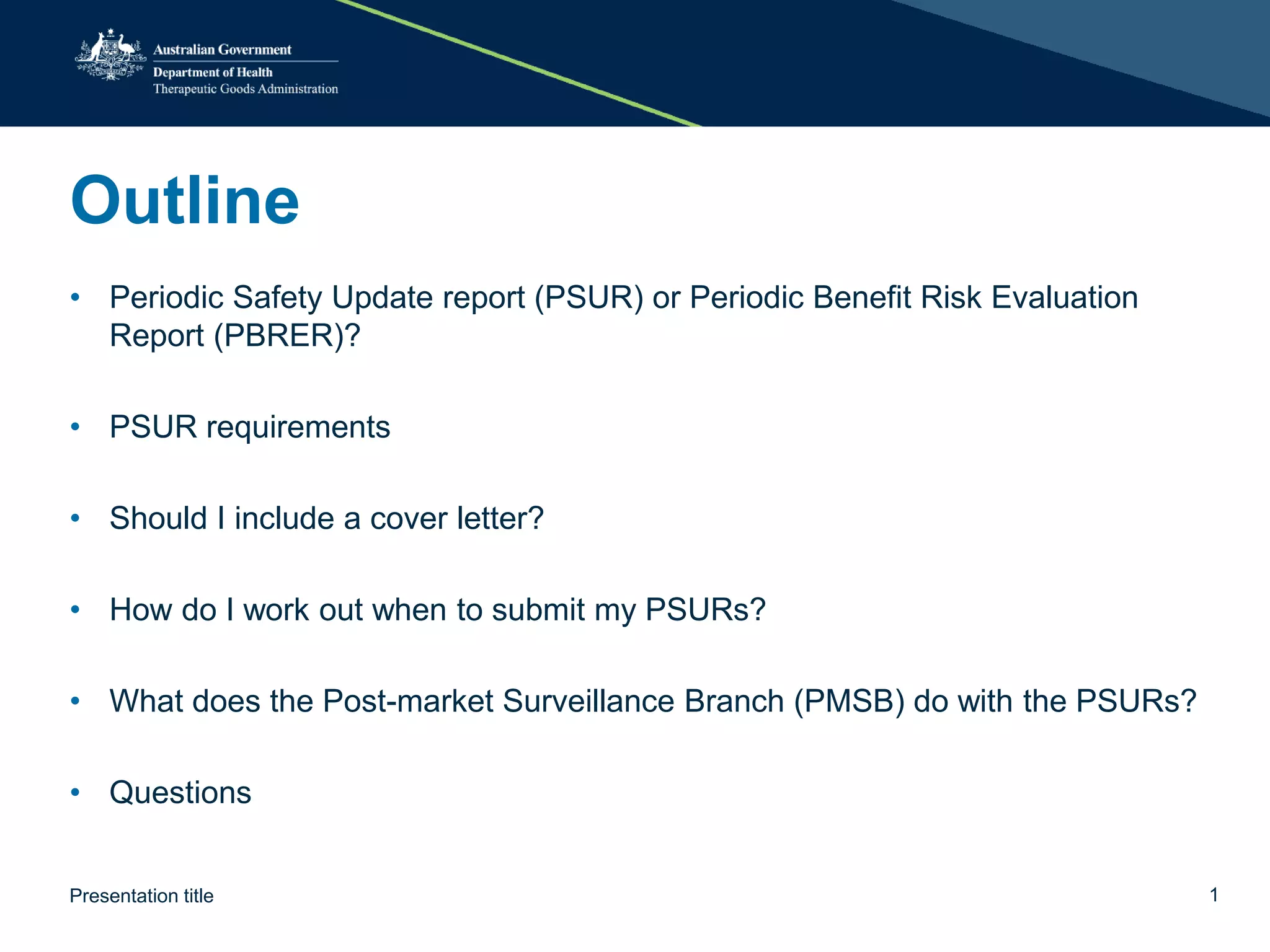 Periodic Safety Update Reports: Some commonly asked questions | PPTX