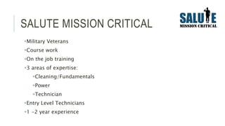 Mission Critical Training & Talents Gaps | PPT
