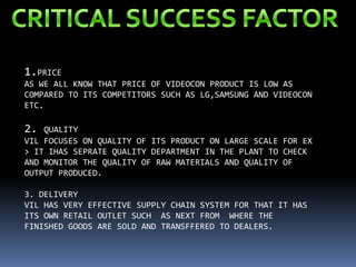 VIDEOCON | PPT