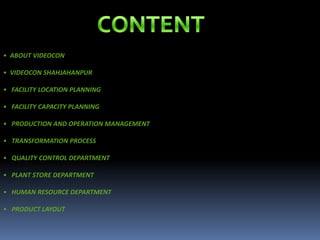 VIDEOCON | PPT