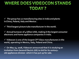 VIDEOCON | PPT