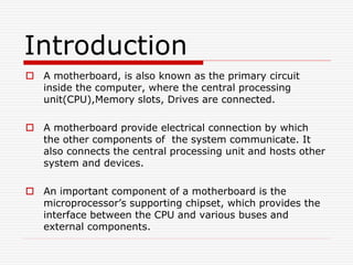 Mother Board | PPT