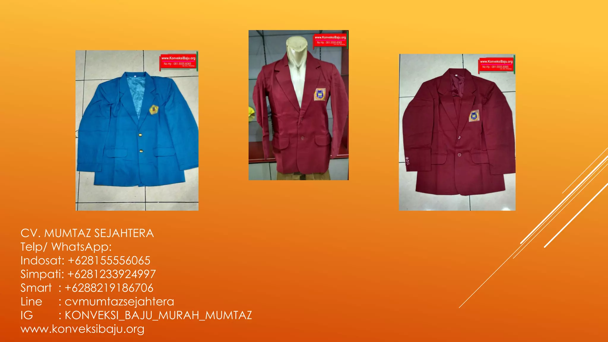 Almamater Uny, Jas Almamater Ipb, Almamater Merah Marun , CP 0852 8002 8980 | PPT