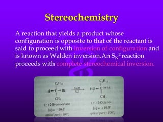 Nucleophilic substitution reaction | PPTX