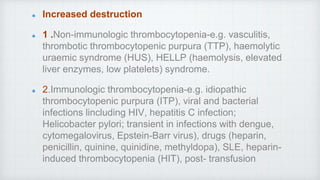 ITP : idiopathic or immune thrombocytopenic purpure | PPTX