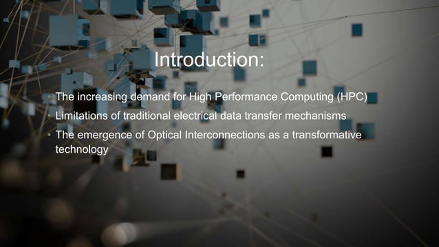 Optical Interconnection For High Performance Computing.pptx
