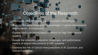 Optical Interconnection For High Performance Computing.pptx
