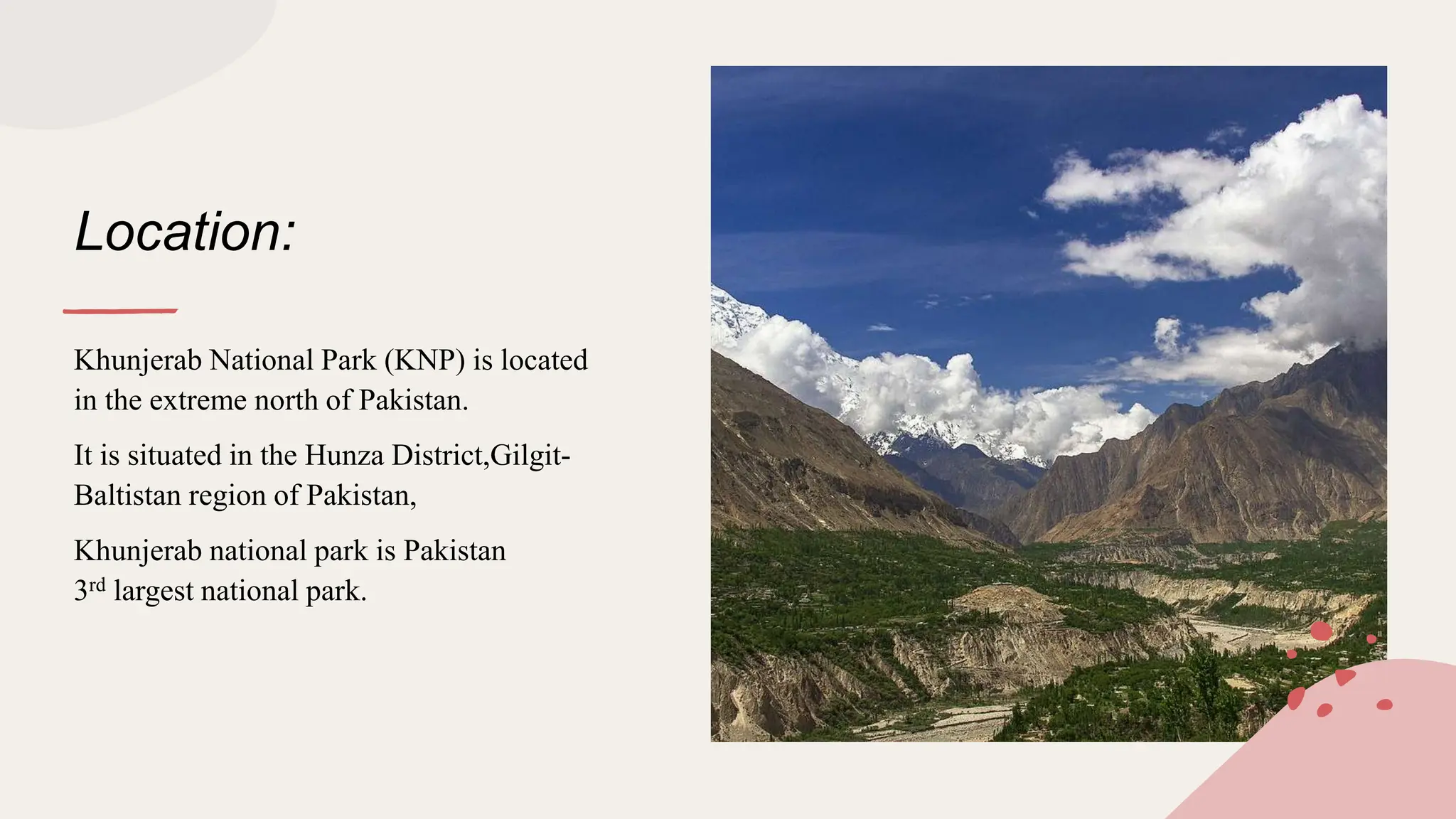 Khunjerab national park Pakistan bs zoology.ppt