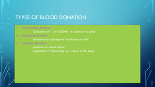 BLOOD BANKING Blood collection and anticoagulants uae in blood bank .pptx