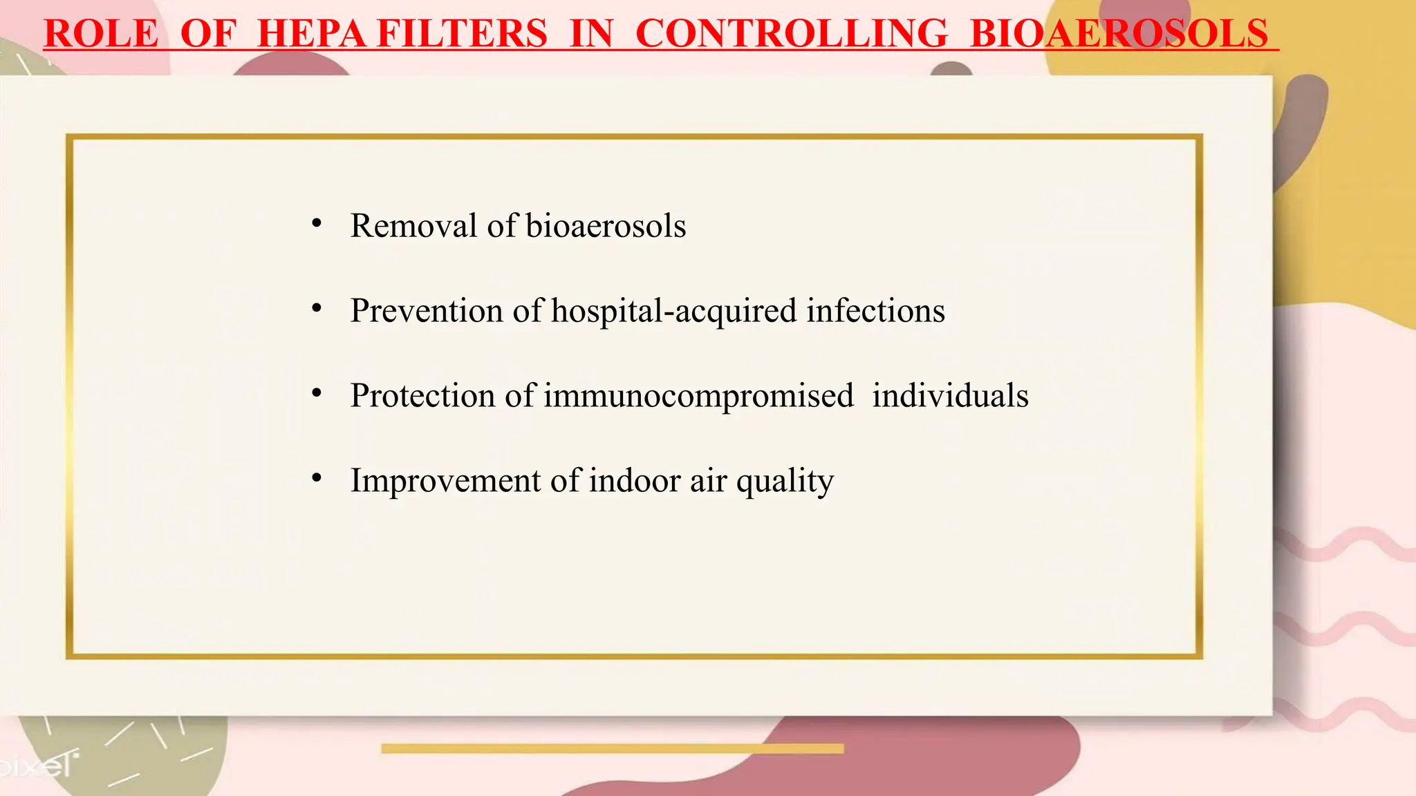 Control measures of Bioaerosols and methods ppt | PPTX