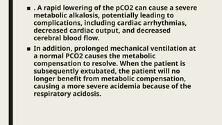 Respiratory acidosis , causes,management, investigations.pptx
