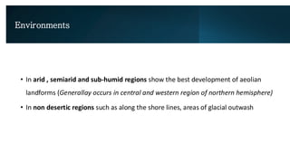 Wind Depositional Features Seminar Presentation | PDF