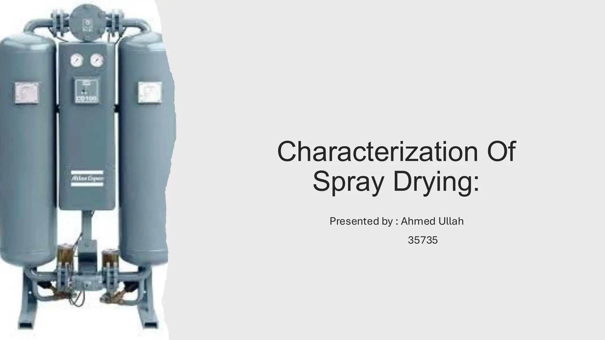 industrial pharmacy presentation of spray drying | PDF