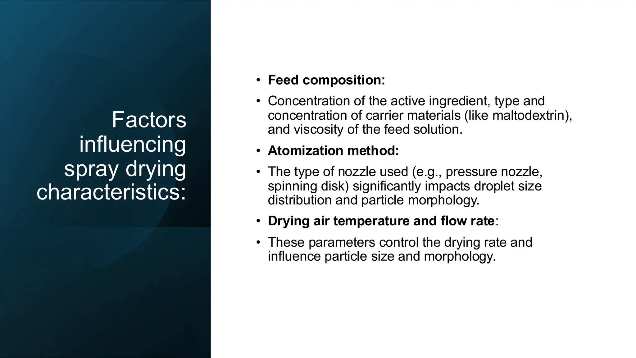 industrial pharmacy presentation of spray drying | PDF