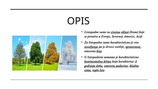 Listopadne sume ( biologija za 7 razred ) | PPT