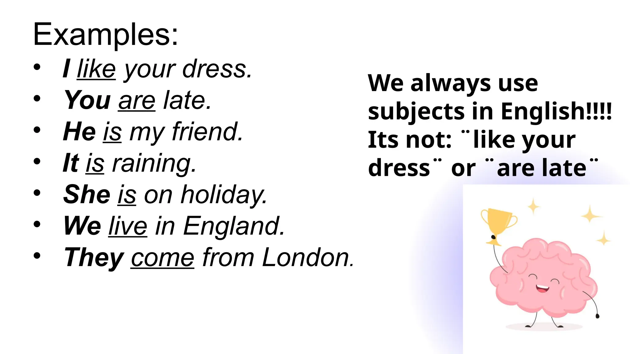 Subject and Object Pronouns ESL english powerpoint | PPTX