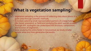 vegetation sampling ppt 98328124332.,3l4 | PPTX