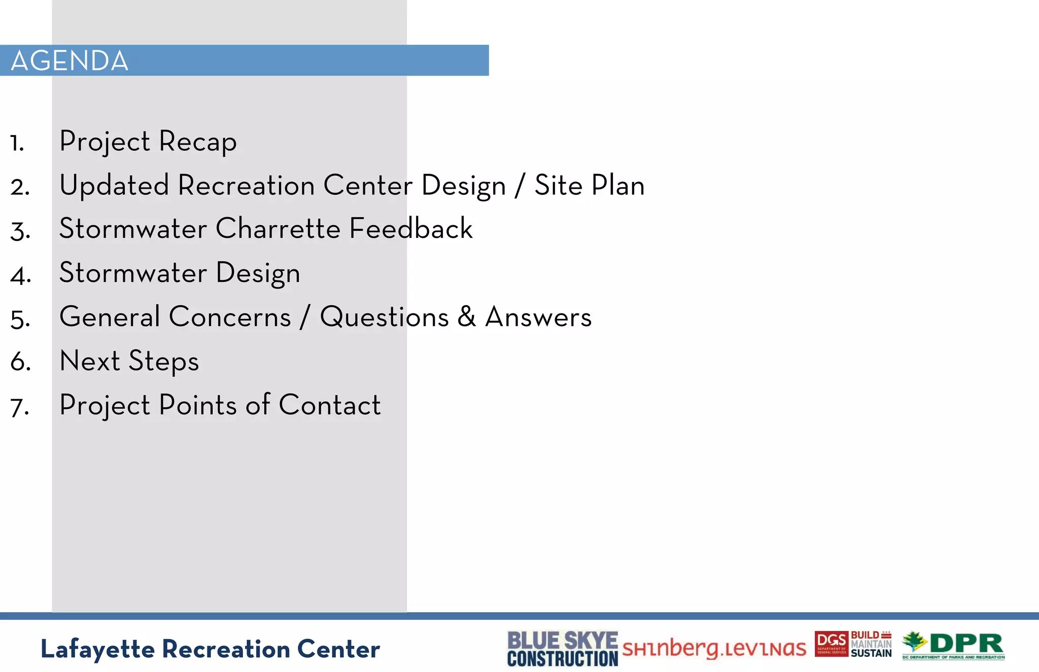 Presentation # 8 lafayette recreation center | PDF