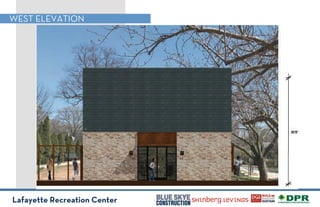 Presentation # 8 lafayette recreation center | PDF