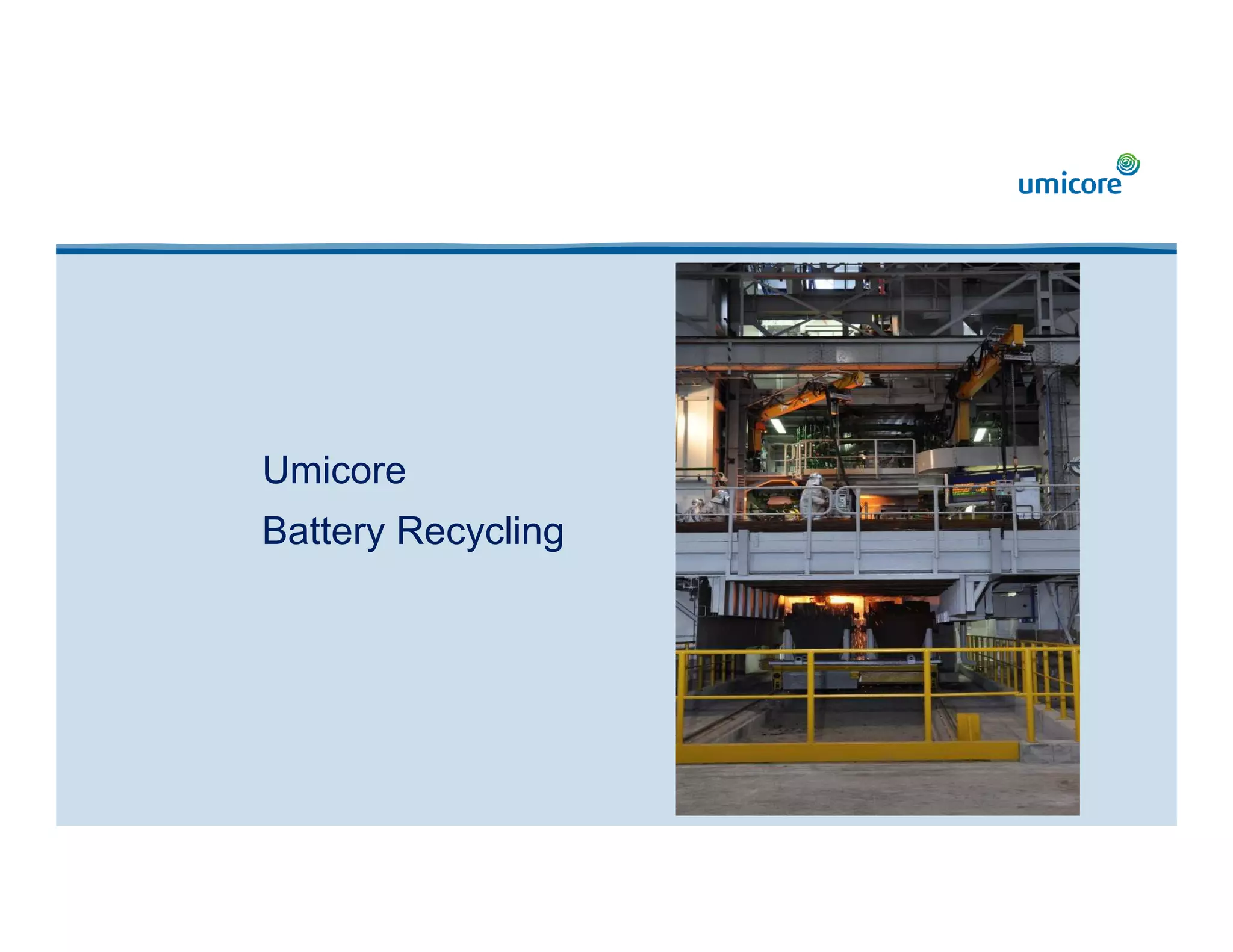 Presentation 8 Slides - Jan Tytgat - Umicore | PDF