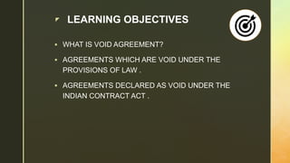 AGREEMENT EXPRESSLY DECLARED AS VOID | PPTX