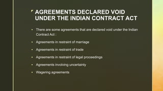 AGREEMENT EXPRESSLY DECLARED AS VOID | PPTX