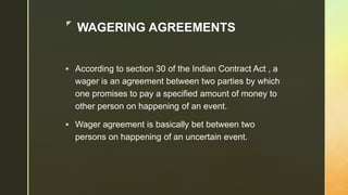 AGREEMENT EXPRESSLY DECLARED AS VOID | PPTX