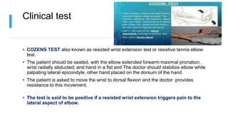 Surgical management of tennis elbow | PPTX | Death, Injury, or Military ...