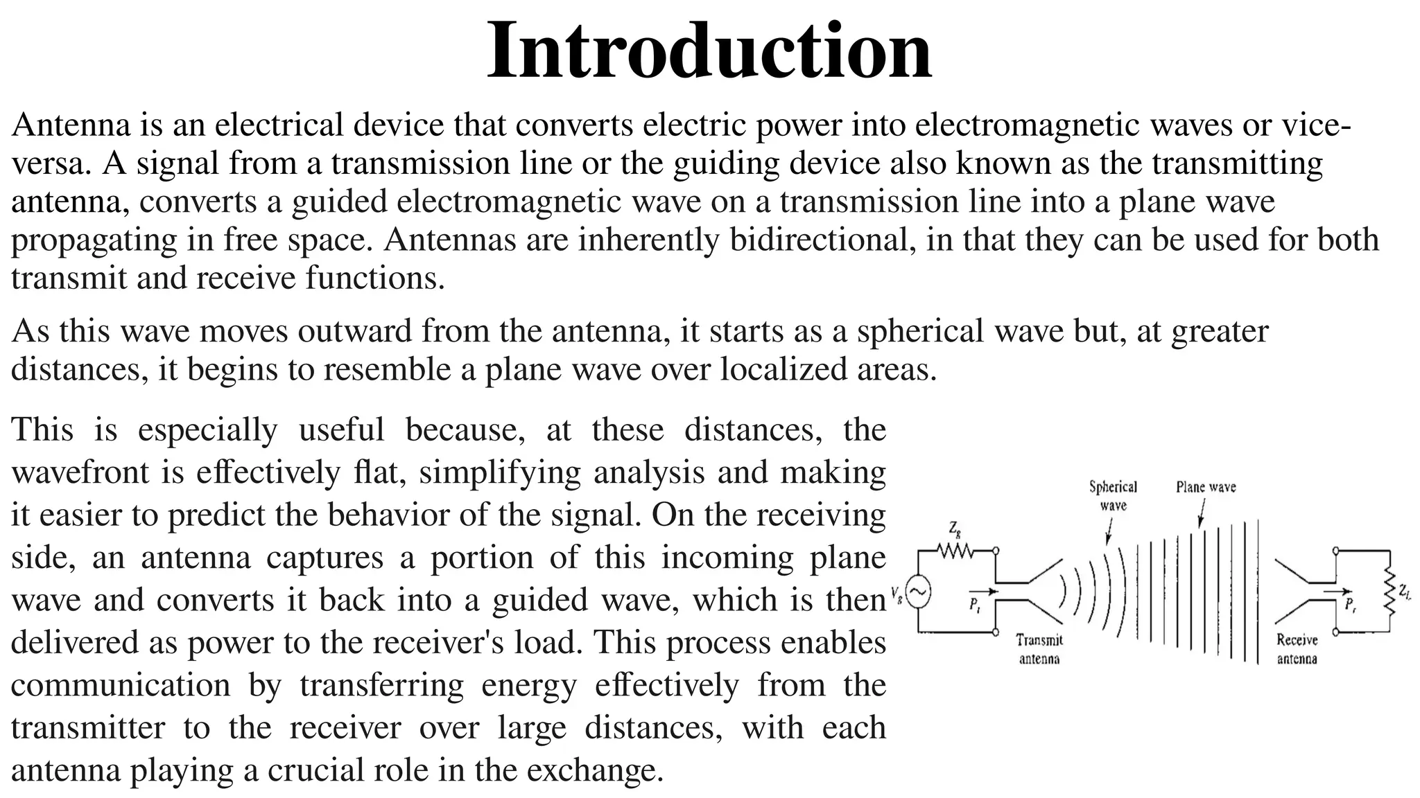 Antenna types and working (electromagnetic theory) | PPTX | Physics ...