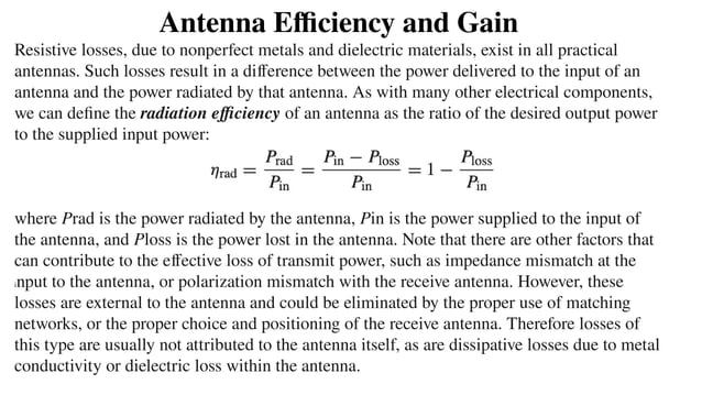 Antenna types and working (electromagnetic theory) | PPTX | Physics ...