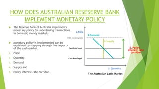 salient features of monetary policy | PPTX