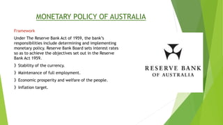 salient features of monetary policy | PPTX