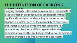 Understanding Ecosystem Carrying Capacity and Population Growth ...