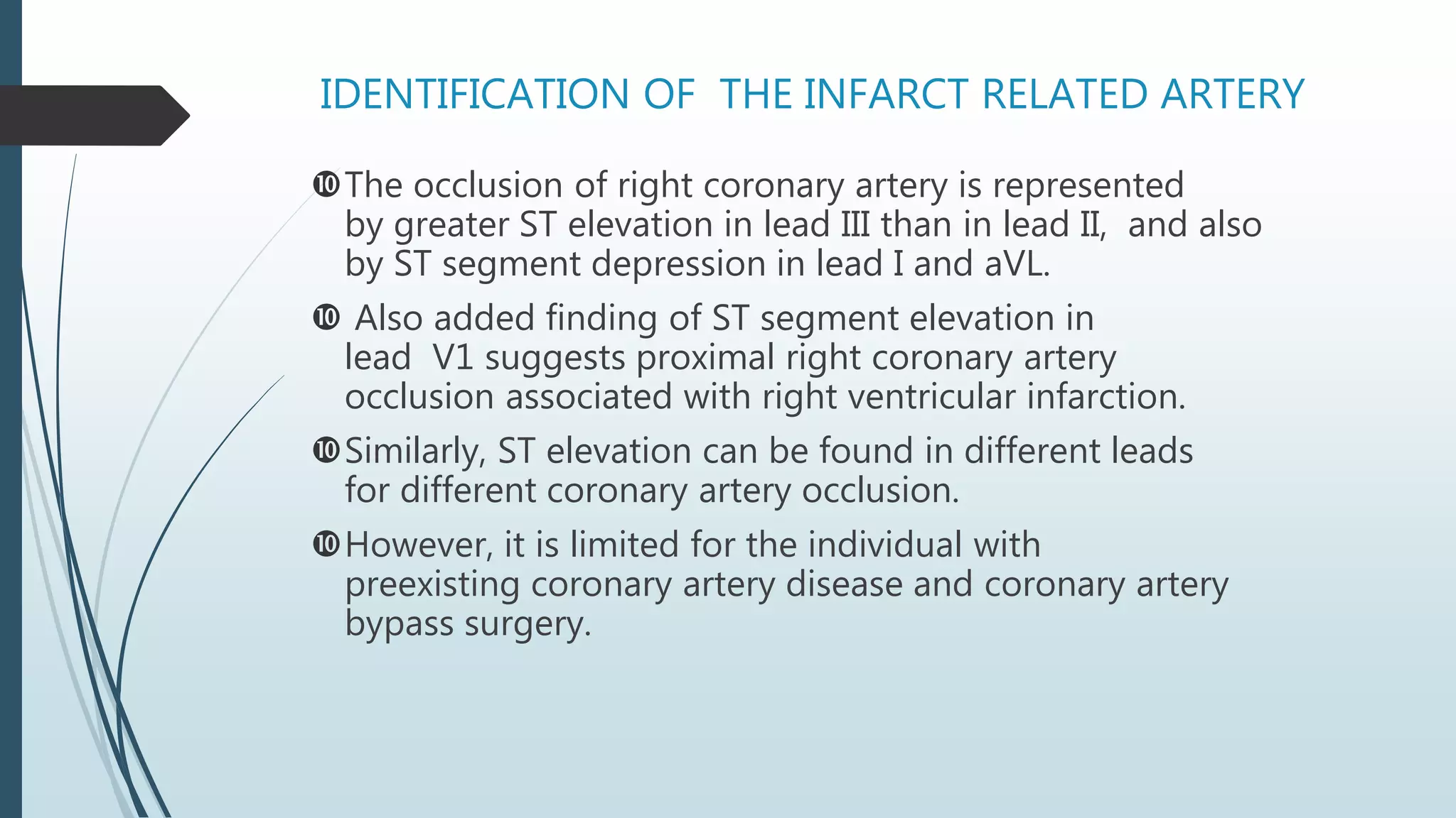 Use of ECG in myocardial infarction | PPTX