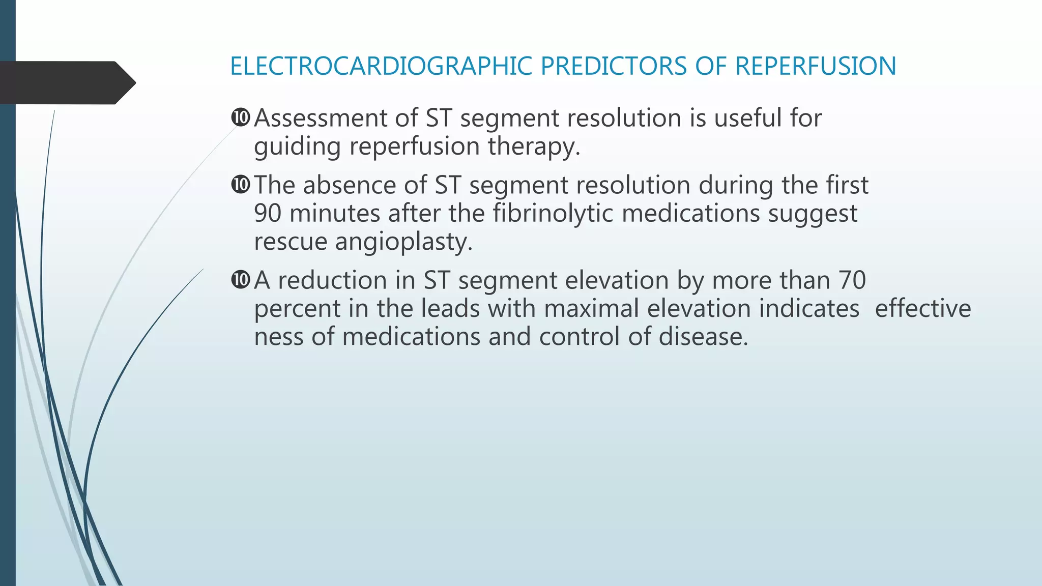 Use of ECG in myocardial infarction | PPTX