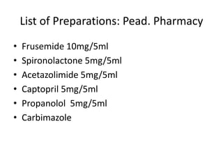 Extemporaneous Preparations: Suspensions | PPTX