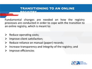 The CIPA registry | PDF