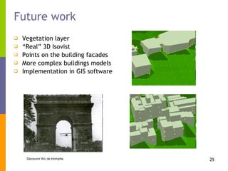 3D Visibility with Vector GIS Data | PPT | 3-D Graphics | Computer Software and Applications