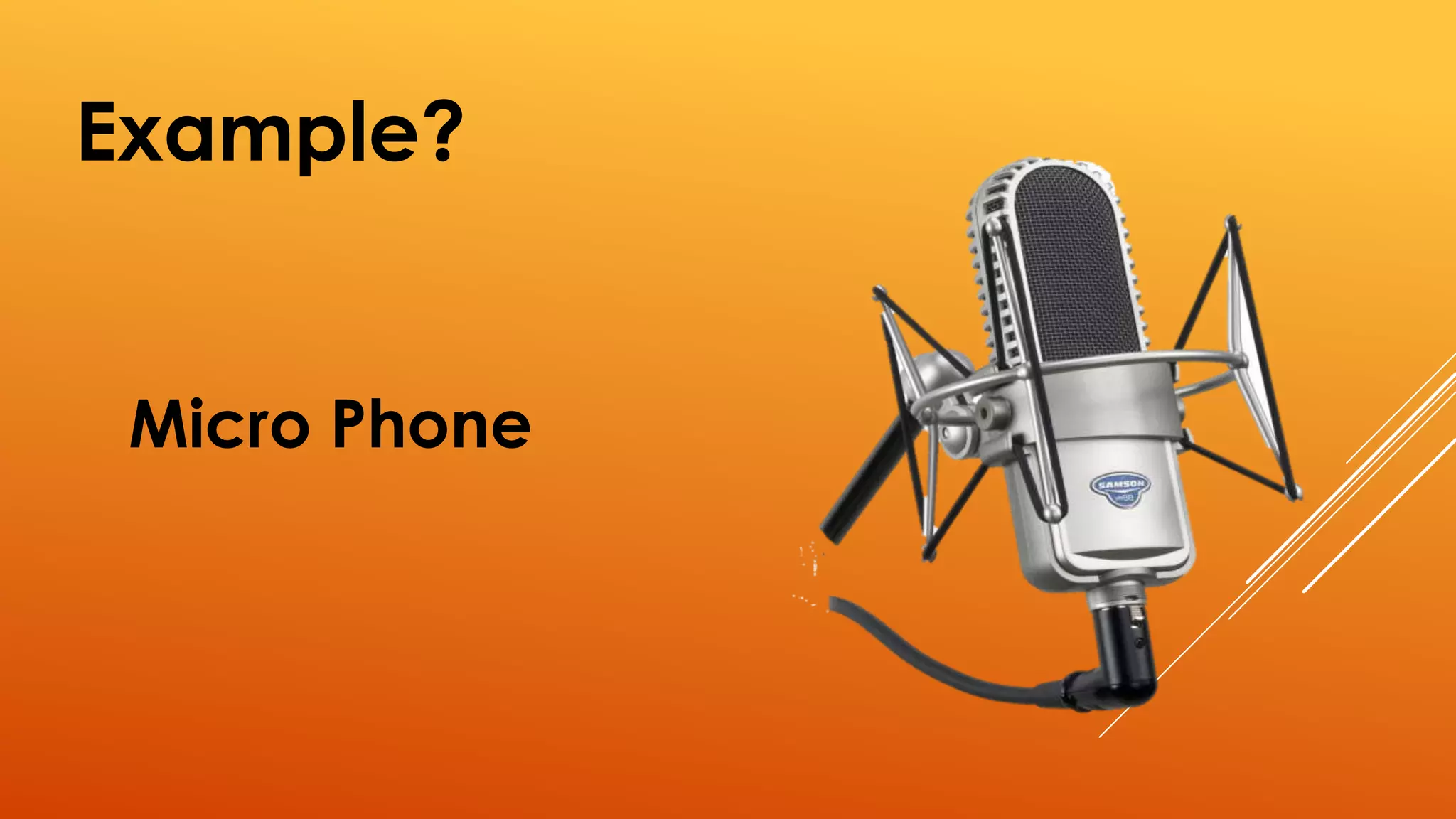 Conversion of Sound energy into electric energy | PPTX