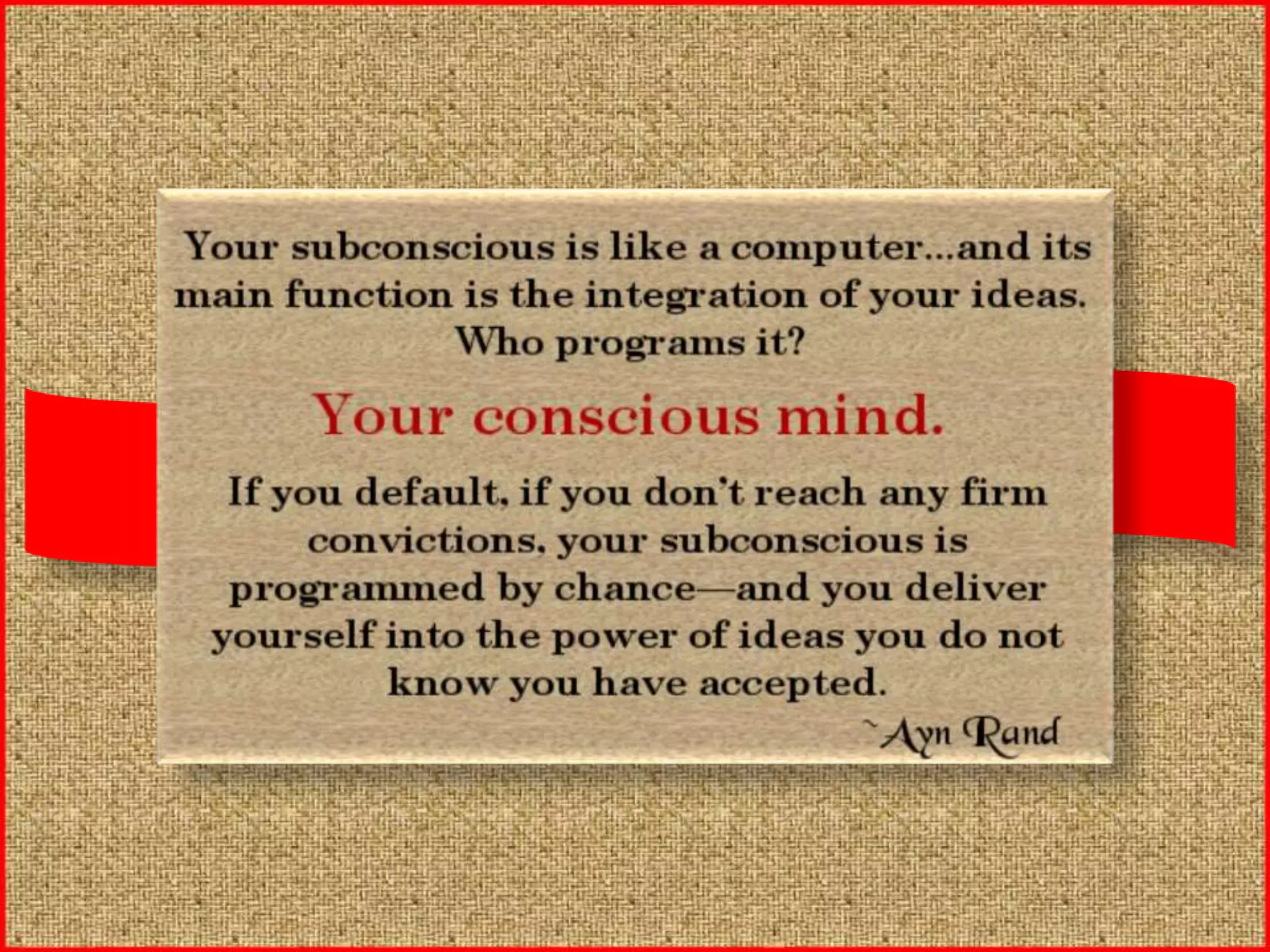 The Subconscious Mind | PPTX